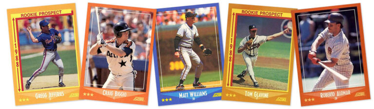 1988 Score Baseball - Free Baseball Rookie Card Price Guide